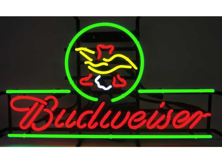 Budweiser Eagle Neon Sign – ManCave Goodies