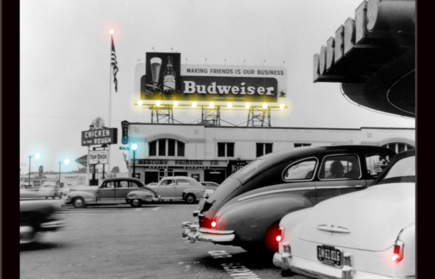 Budweiser Billboard LED Picture – ManCave Goodies